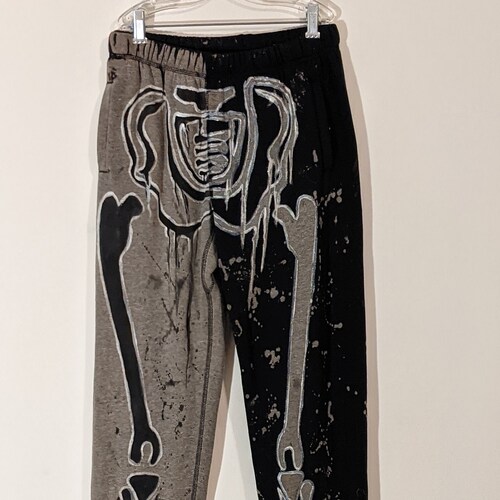 Skeleton Sweat Pants - Etsy