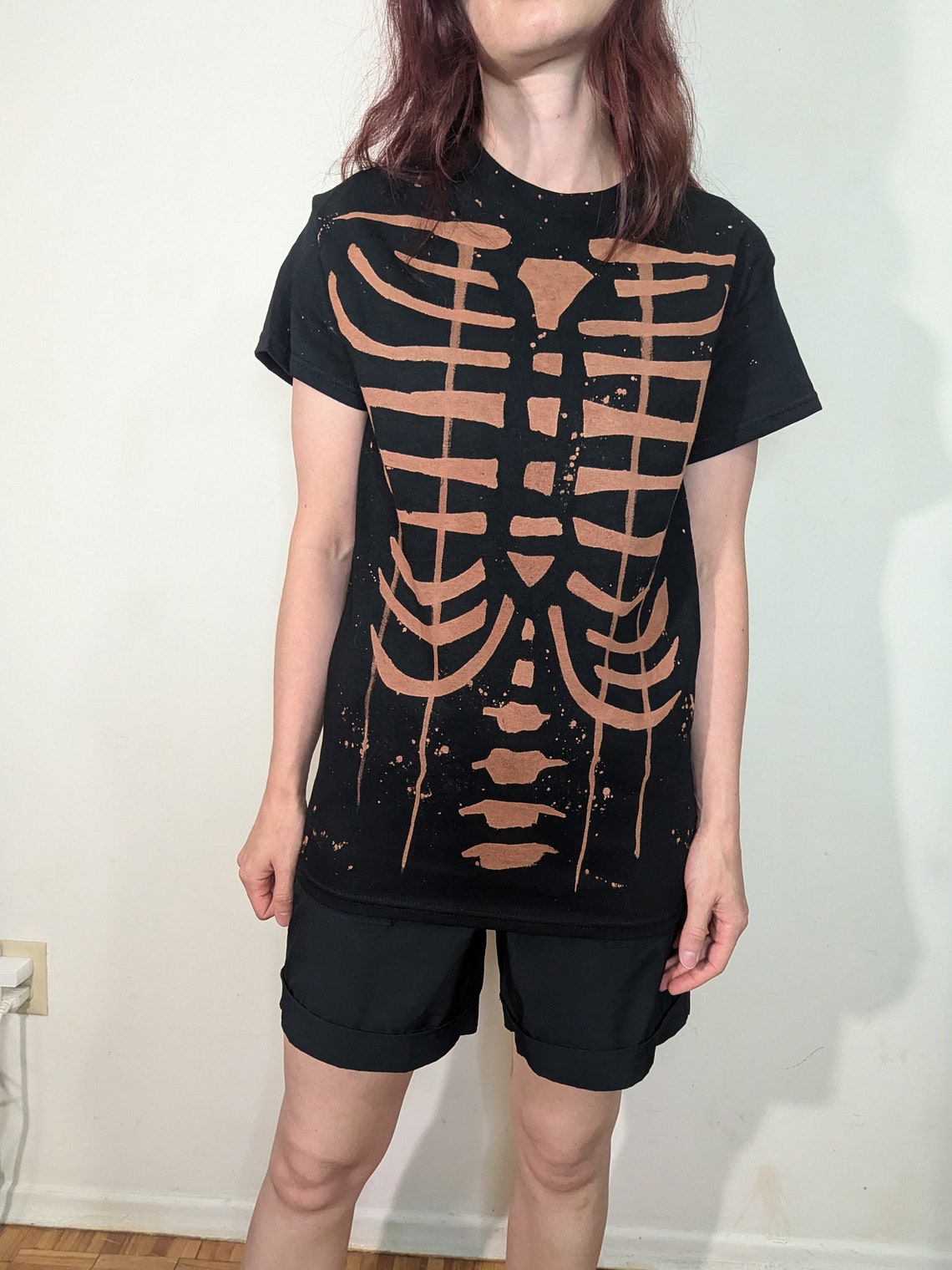 Skeleton Bleach Tee - Etsy UK