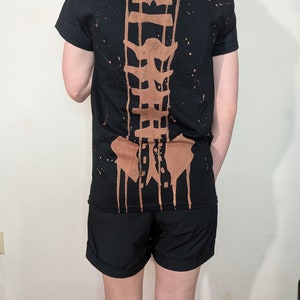Skeleton Bleach Tee - Etsy