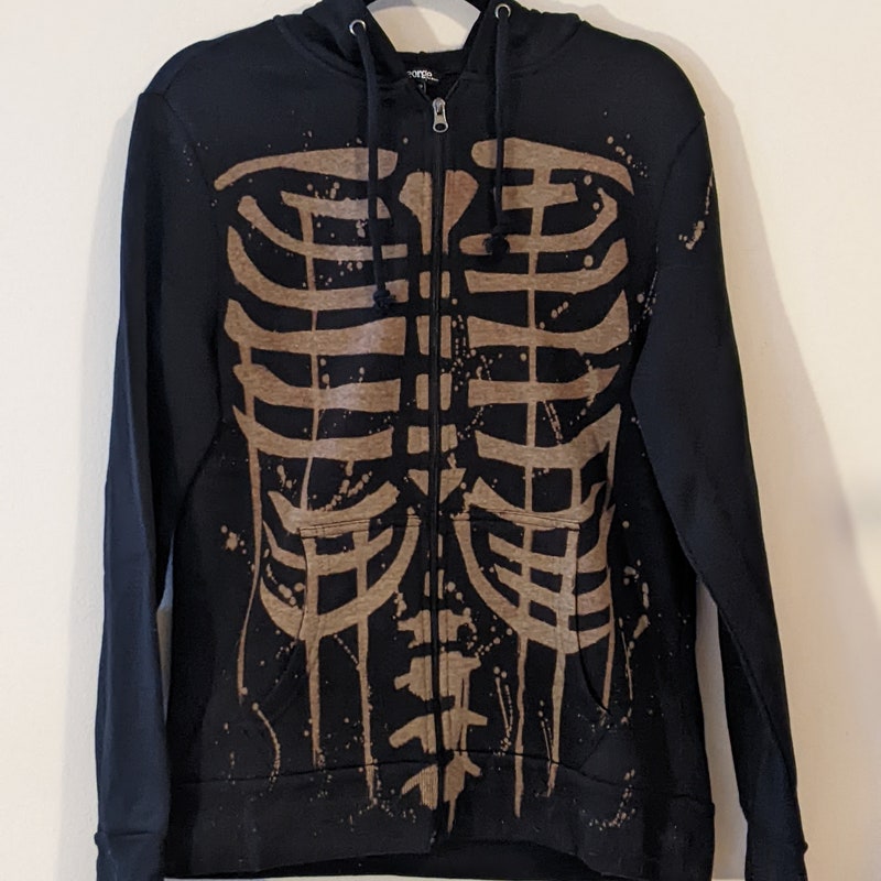 Skeleton Hoodie Hoodies - Etsy