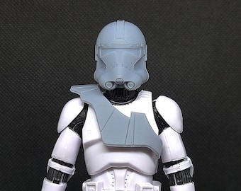 Phase 2 Heavy Clone Trooper Realistic Head (1:12 Scale) Black Series - Etsy