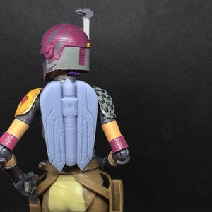 Sabine Wren Jetpack 1:12 Scale Black Series - Etsy