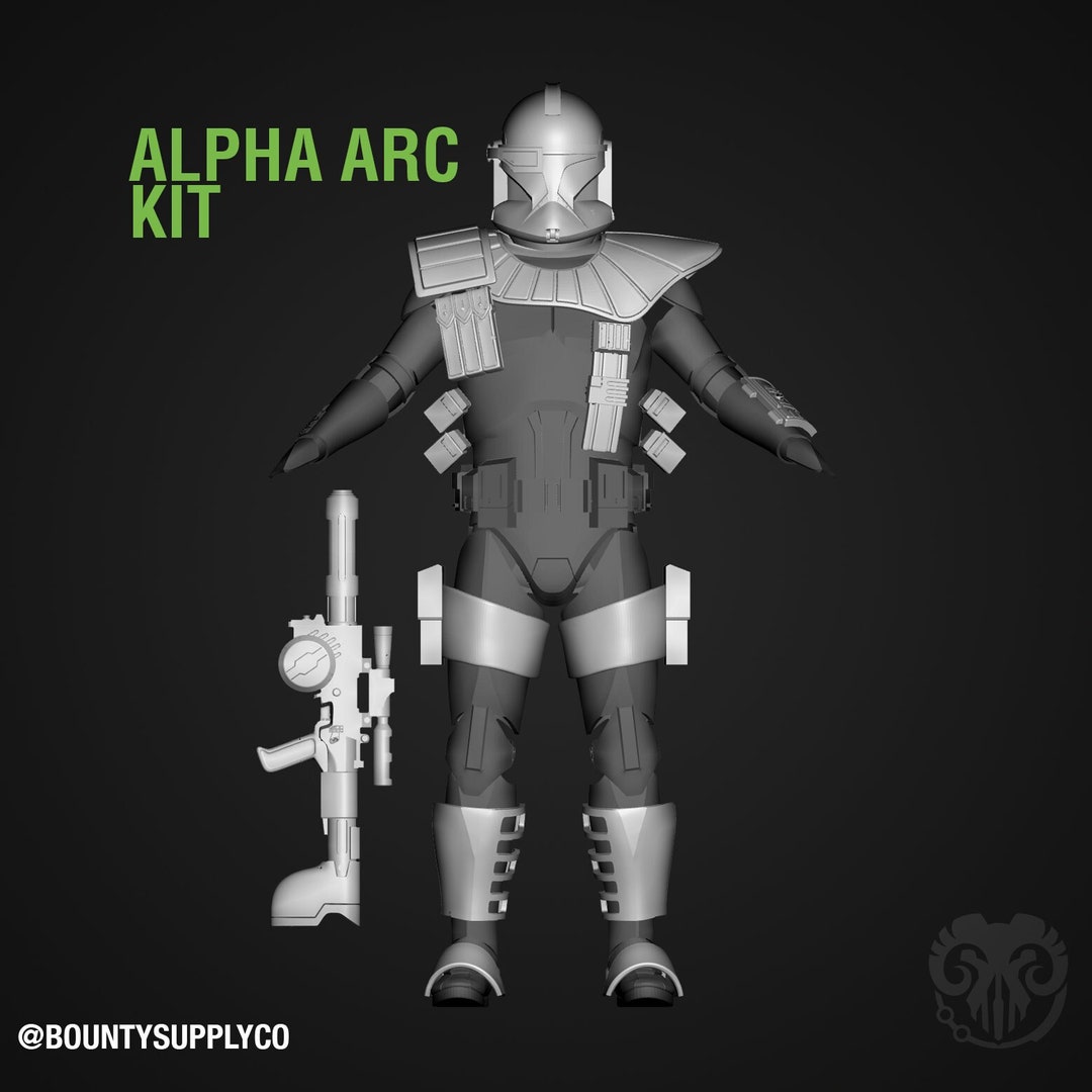 Alpha ARC Kit (1:12 Scale) Black Series - Etsy