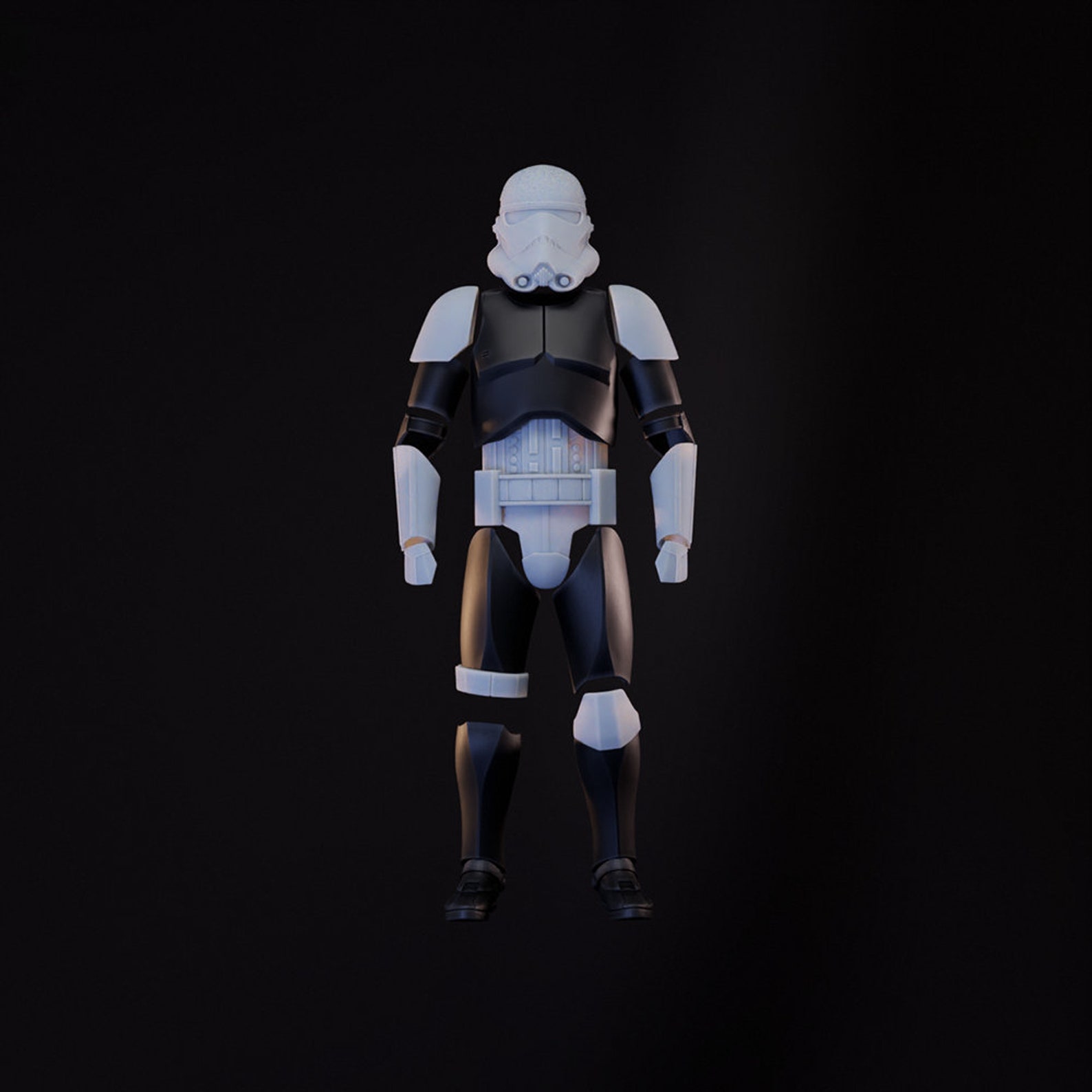 Phase 3 Clone Trooper Kit - the Force Unleashed (1:12 Scale) Black ...