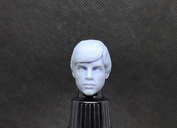Luke Skywalker Mandalorian Head 1:12 Scale | Etsy