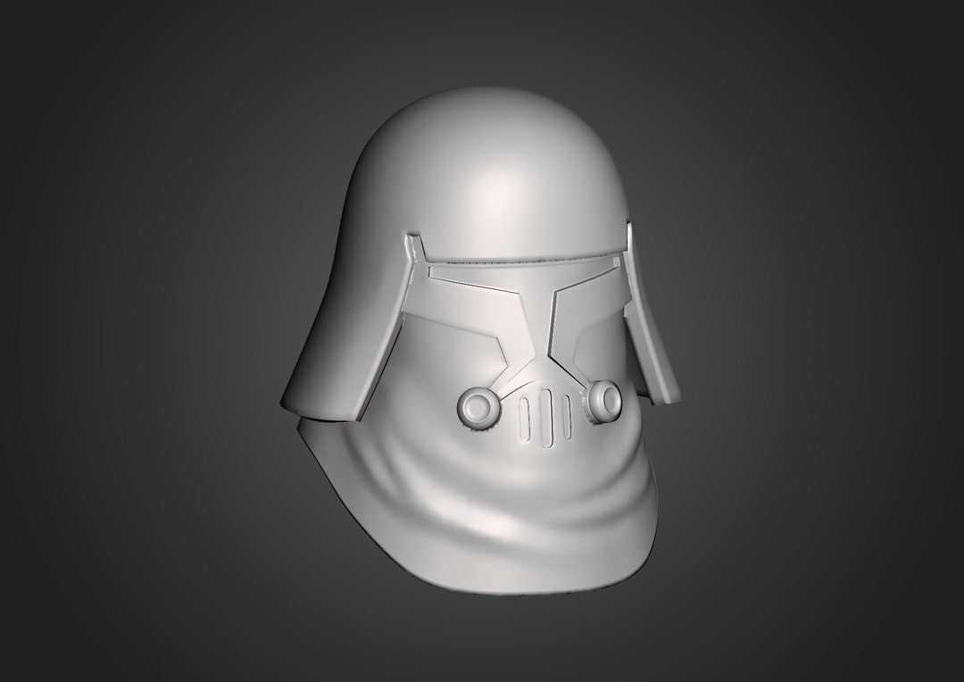 Clone Flame Trooper Realistic Head (1:12 Scale) Black Series - Etsy