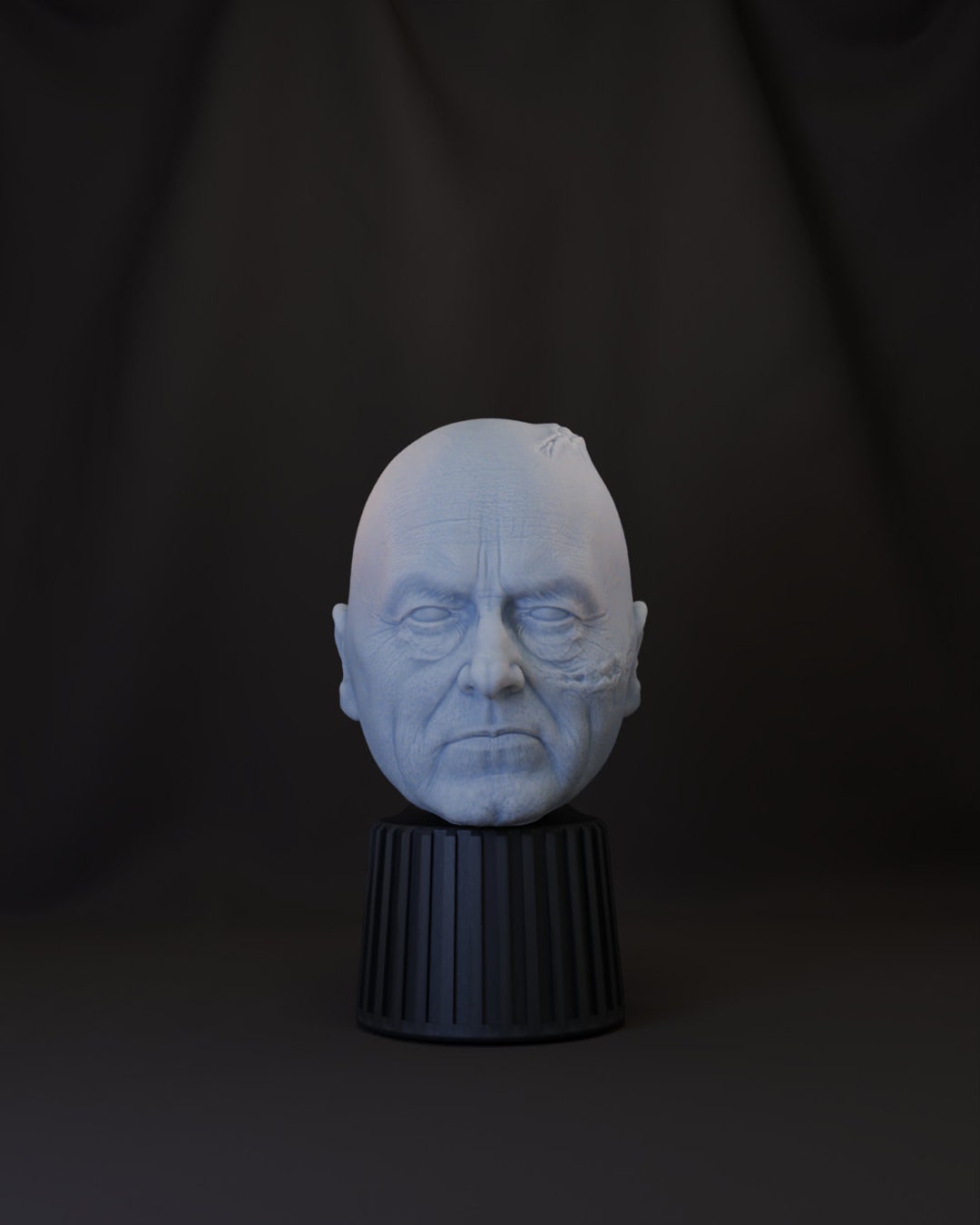 Sebastian Shaw ROTJ Vader Anakin Head (1:12 Scale) Black Series - Etsy