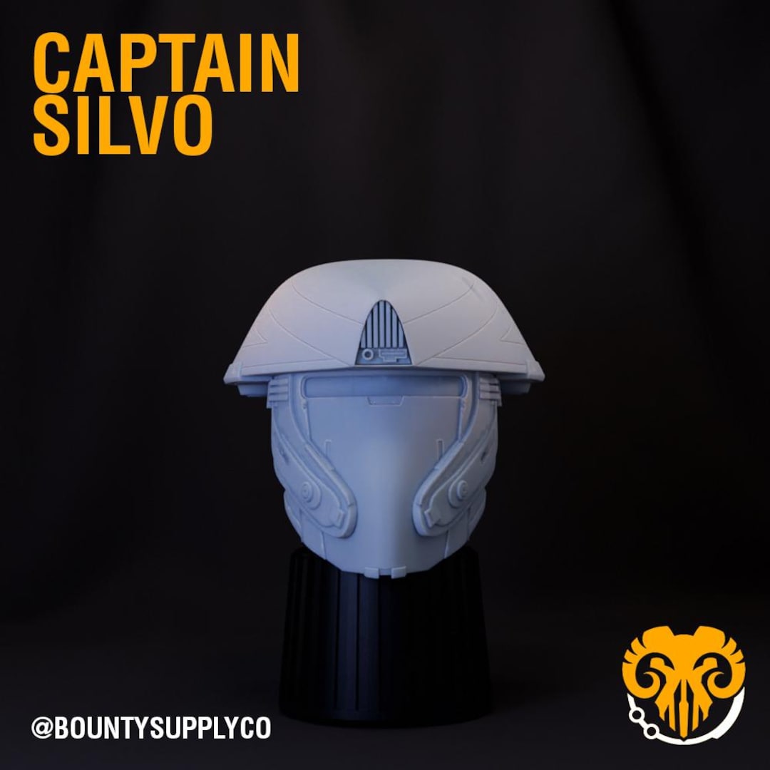 Captain Silvo Helmet - Skeleton Crew (1:12 Scale) Black Series - Etsy