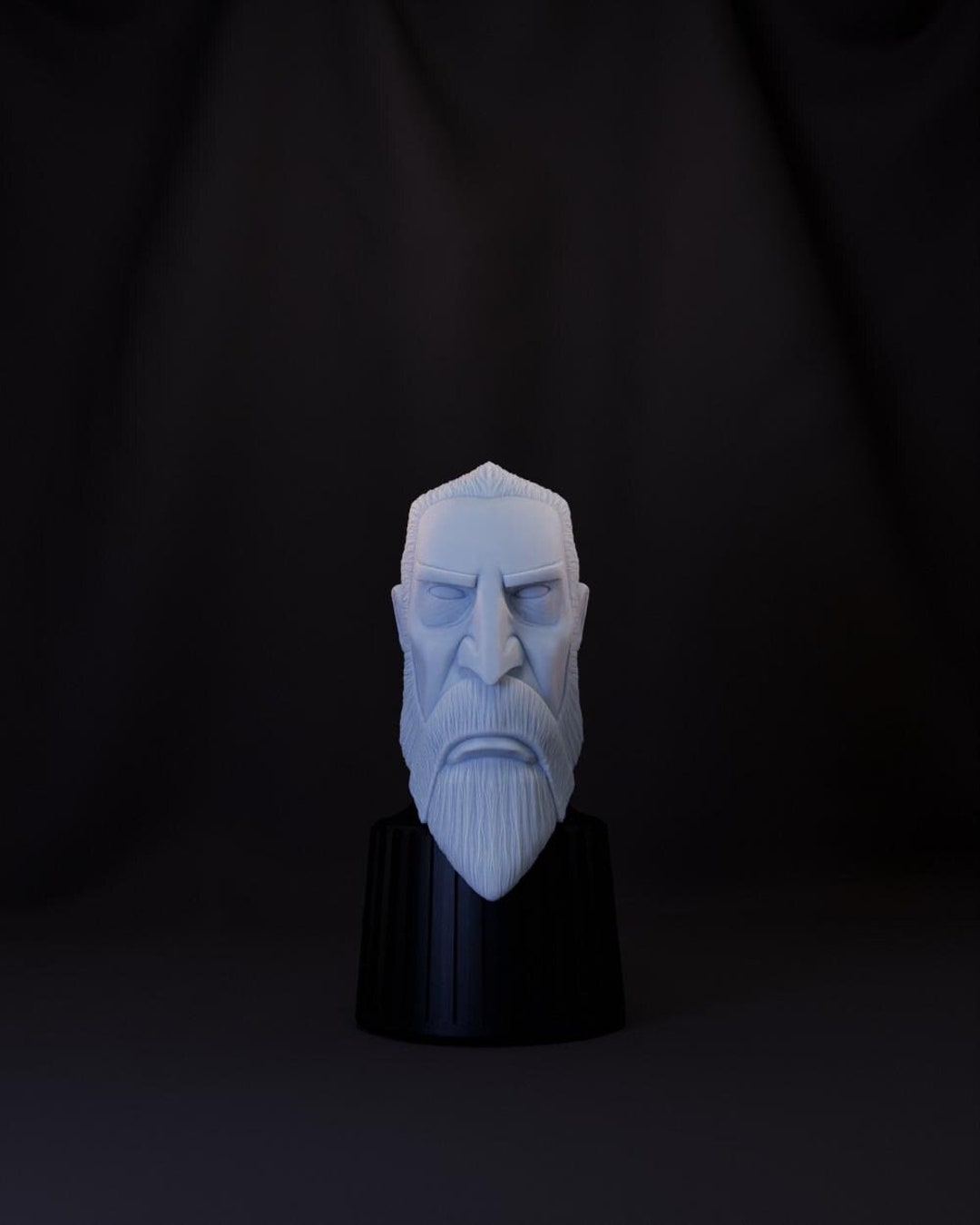Count Dooku Animated Head (1:12 Scale) Black Series - Etsy