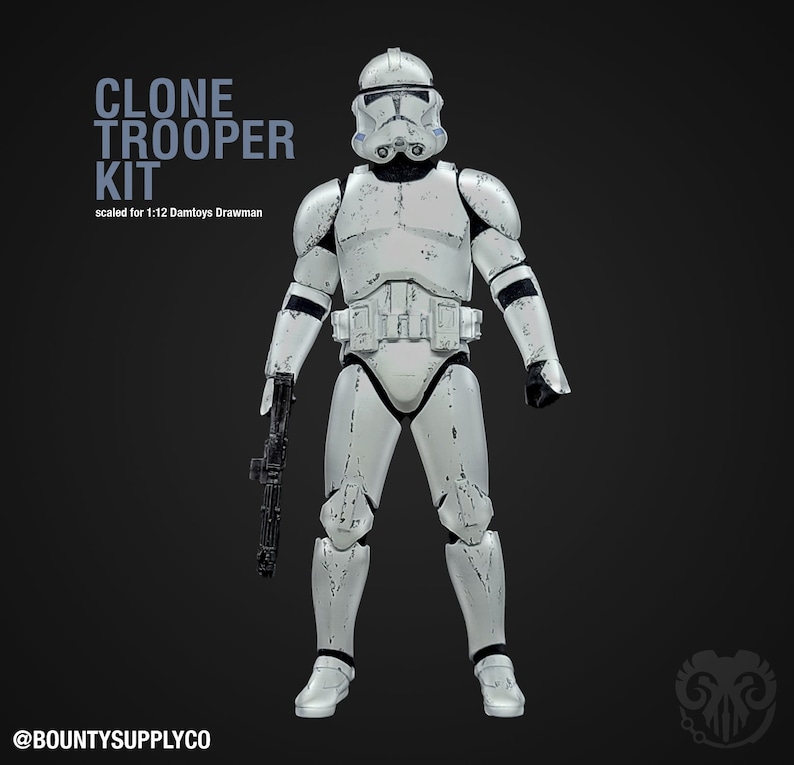 Clone Trooper Armor Kit DAMTOYS DRAWMAN (1:12 Scale) - Etsy
