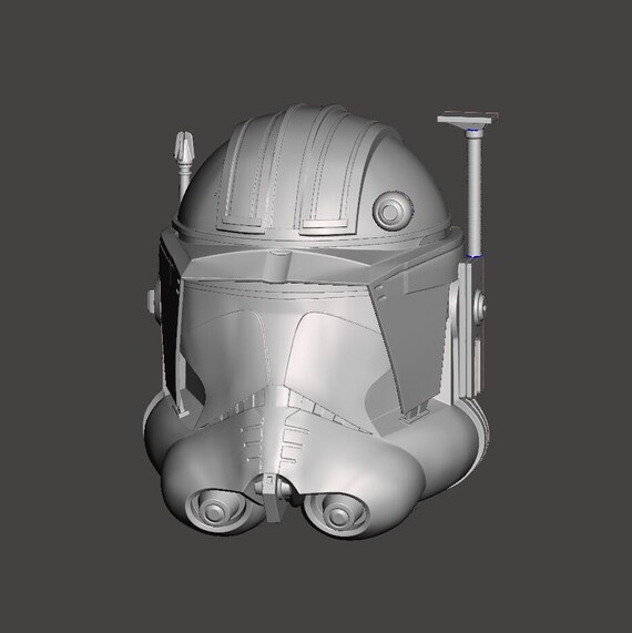 Commander Cody Realistic Phase 2 Head 1:12 Scale | Etsy