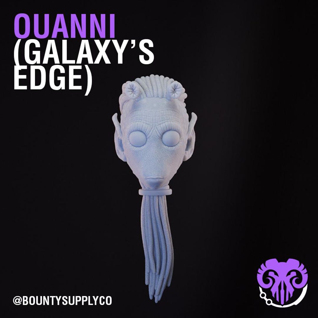 Ouanni Rodian Head - Galaxy's Edge (1:12 Scale) Black Series - Etsy