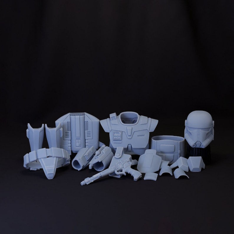 Imperial Super Commando Kit (1:12 Scale) Black Series - Etsy