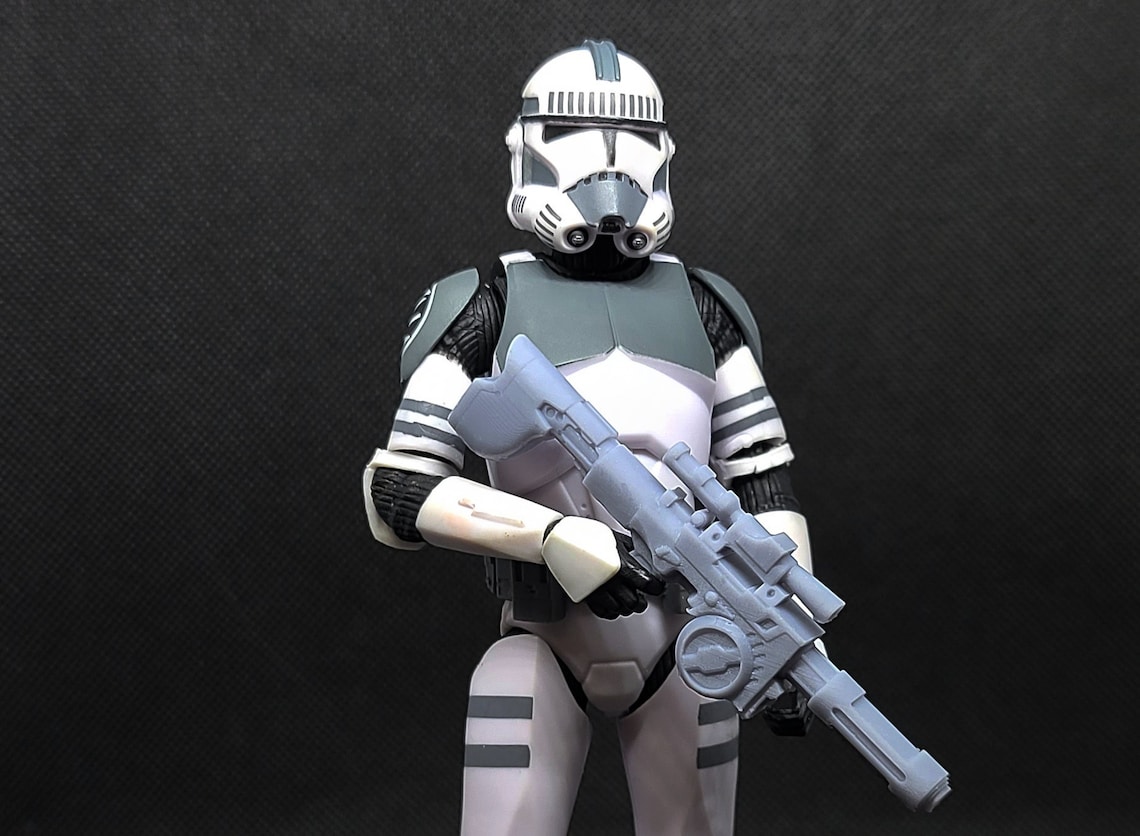 Westar-m5 Blaster Rifle 1:12 Scale Black Series - Etsy