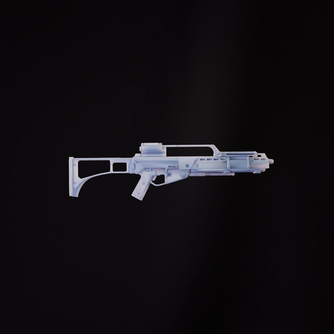 Proton Blaster Rifle (1:12 Scale) Black Series - Etsy