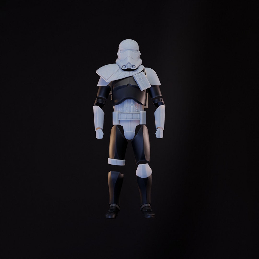 Phase 3 Clone Trooper Kit - the Force Unleashed (1:12 Scale) Black ...