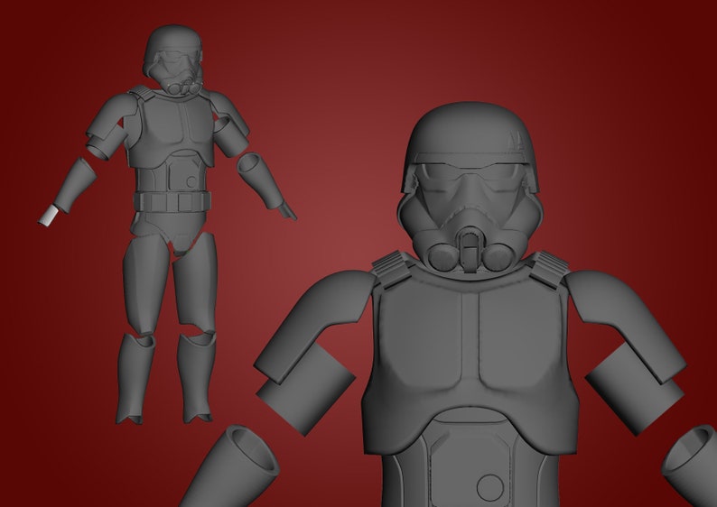 TK Prototype Trooper Kit Bad Batch 1:12 Scale Black Series - Etsy Singapore