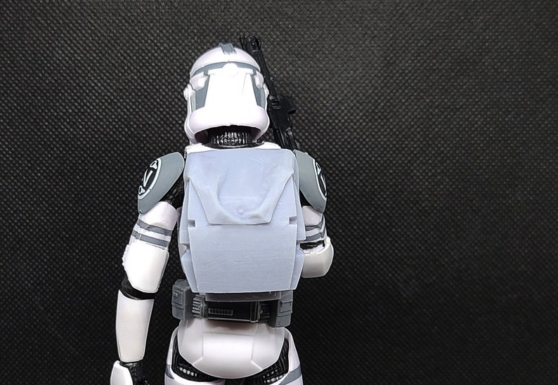 Clone Trooper Backpack Selection 1:12 Scale Black Series - Etsy UK