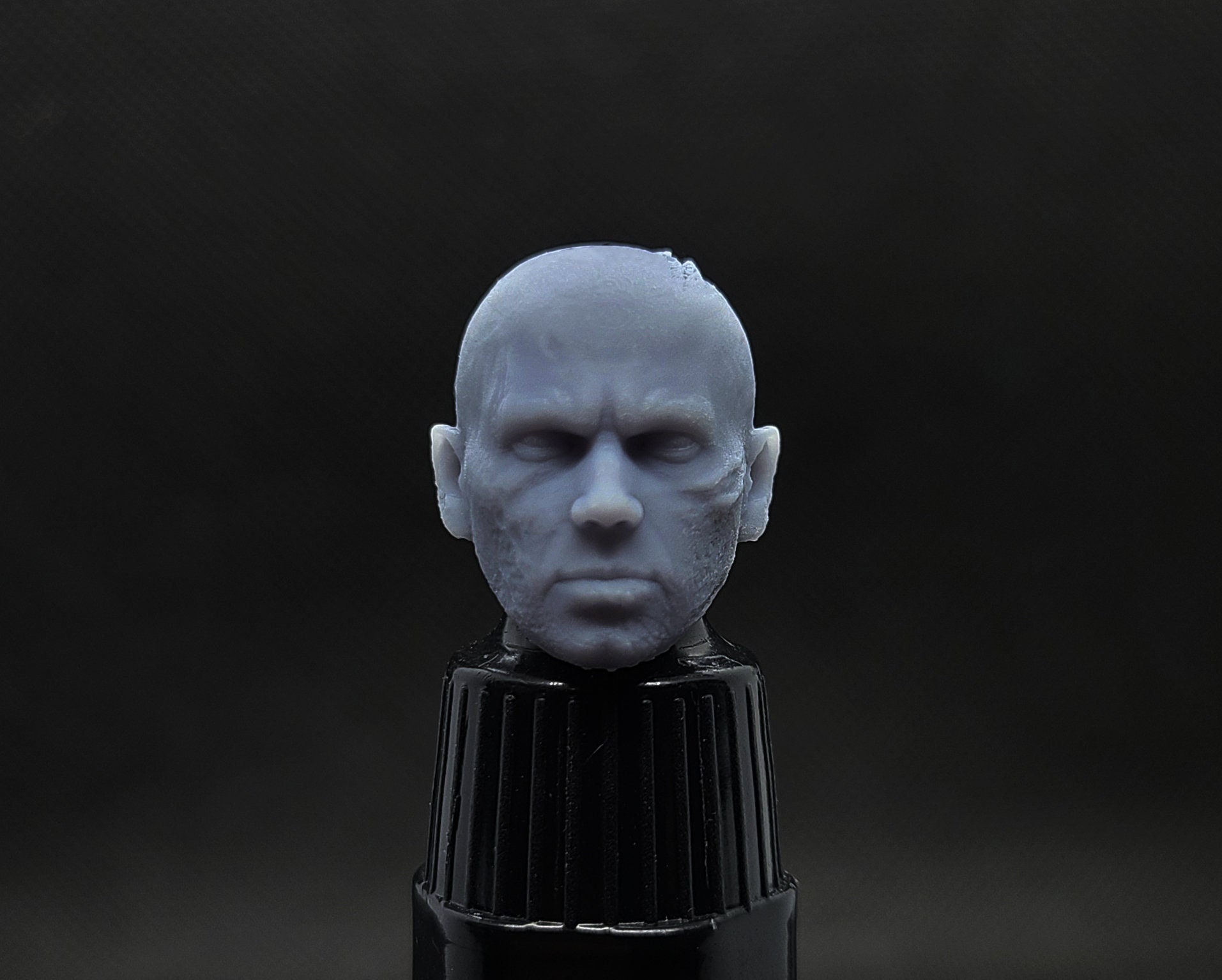 Burned Anakin Skywalker Vader Head 1:12 Scale Black Series - Etsy