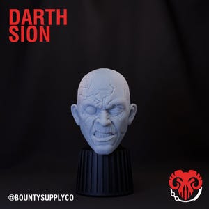 Darth Sion Head (1:12 Scale) Black Series - Etsy