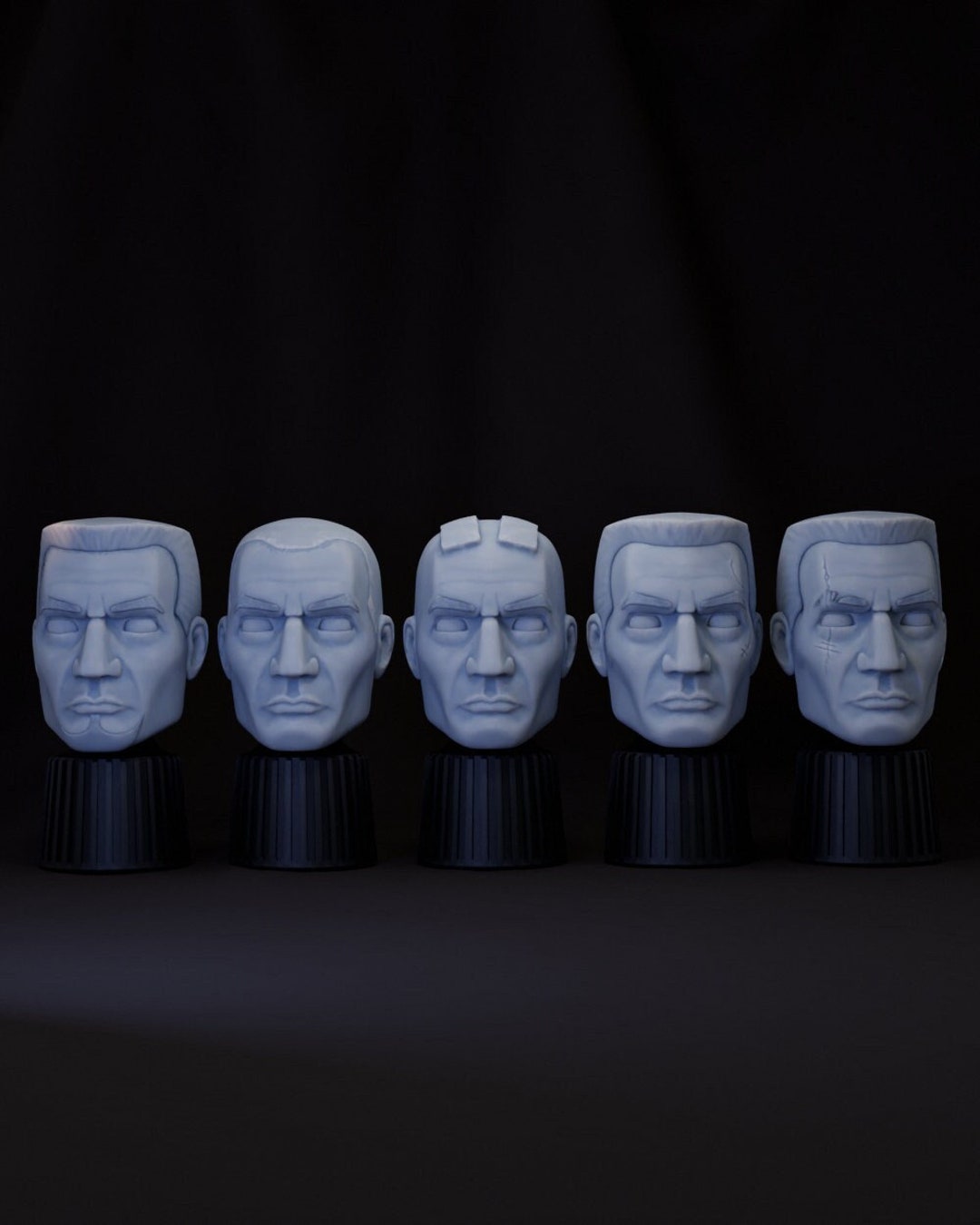 Animated Clone Trooper Head Selection 1:12 Scale Black - Etsy Canada