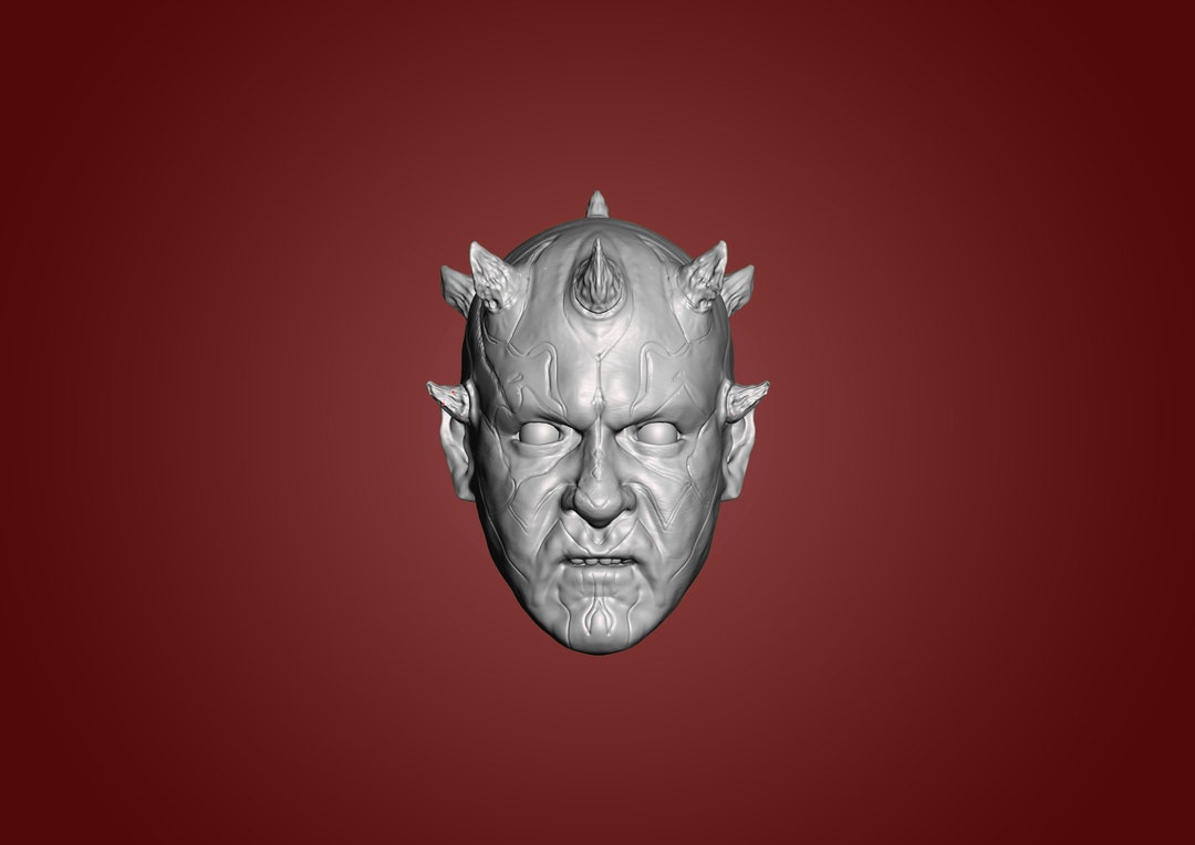 Maul Solo Head (1:12 Scale) Black Series - Etsy