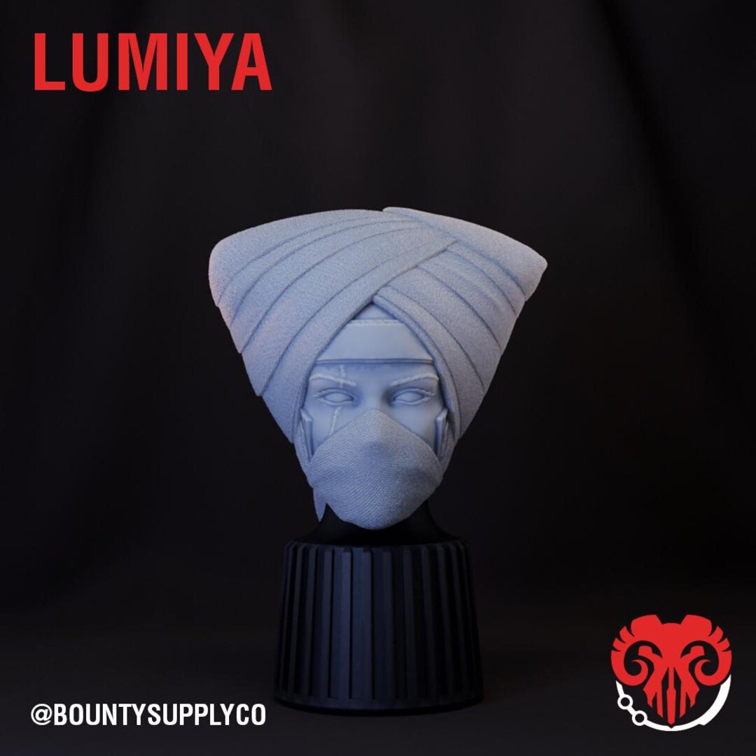 Lumiya Sith Head (1:12 Scale) Black Series - Etsy