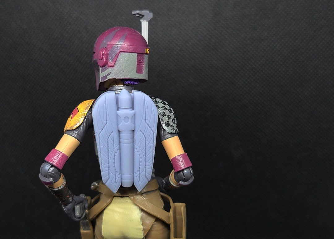 Sabine Wren Jetpack 1:12 Scale Black Series - Etsy