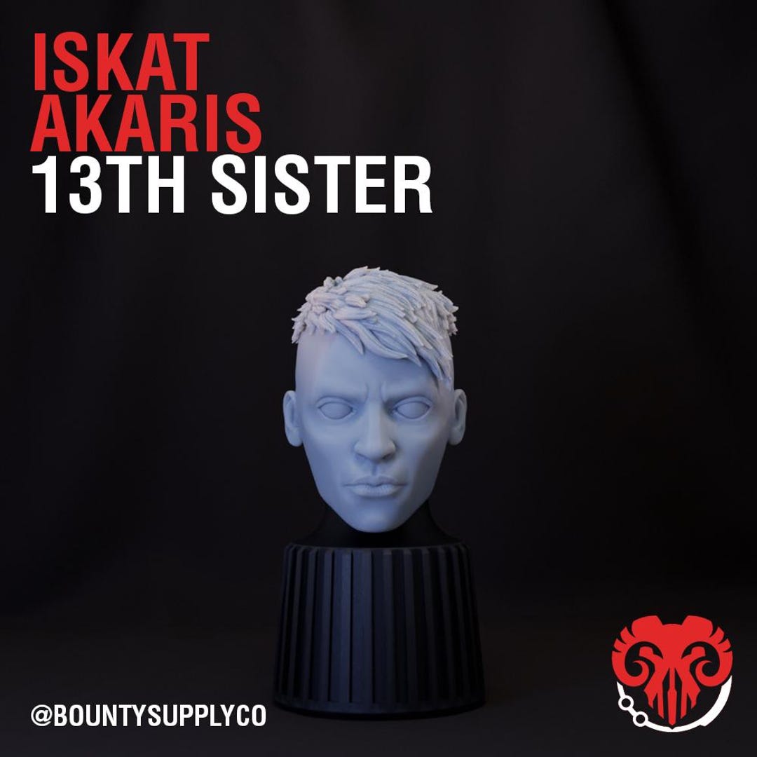 Iskat Akaris Head - 13th Sister (1:12 Scale) Black Series - Etsy