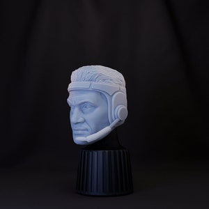 Jango Fett Pilot Headset Head (1:12 Scale) Black Series - Etsy