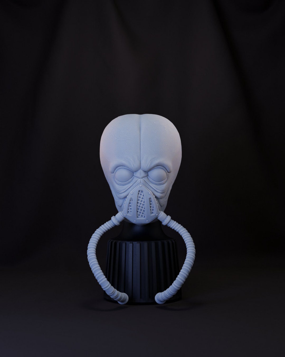 Darth Tenebrous Head 1:12 Scale Black Series - Etsy