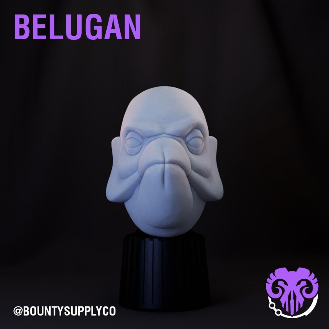 Belugan - Animated Head (1:12 Scale) Black Series - Etsy