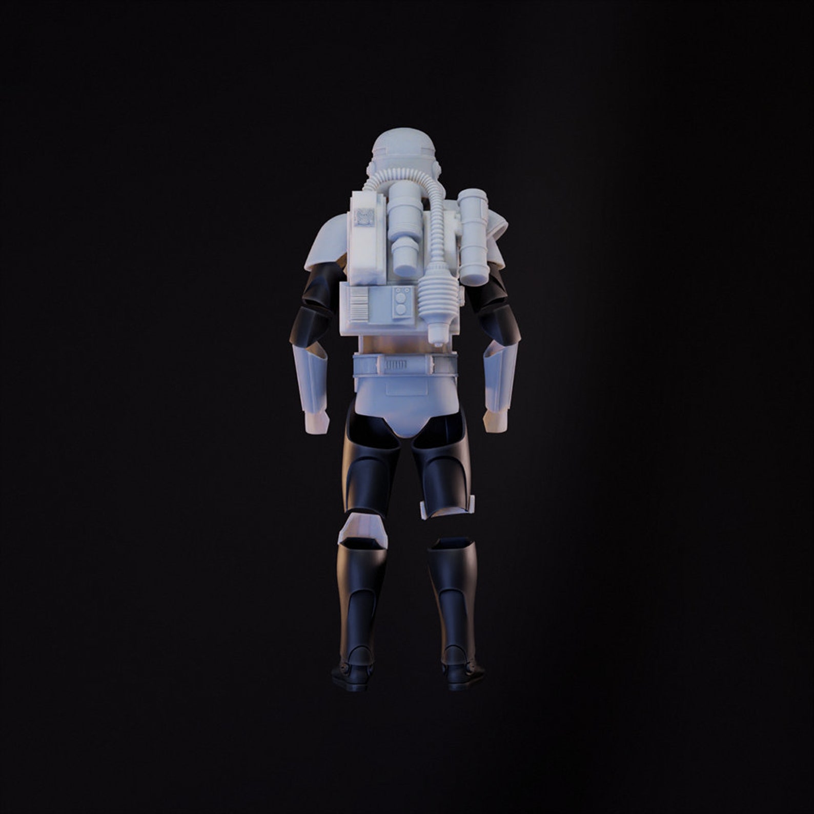 Phase 3 Clone Trooper Kit - the Force Unleashed (1:12 Scale) Black ...