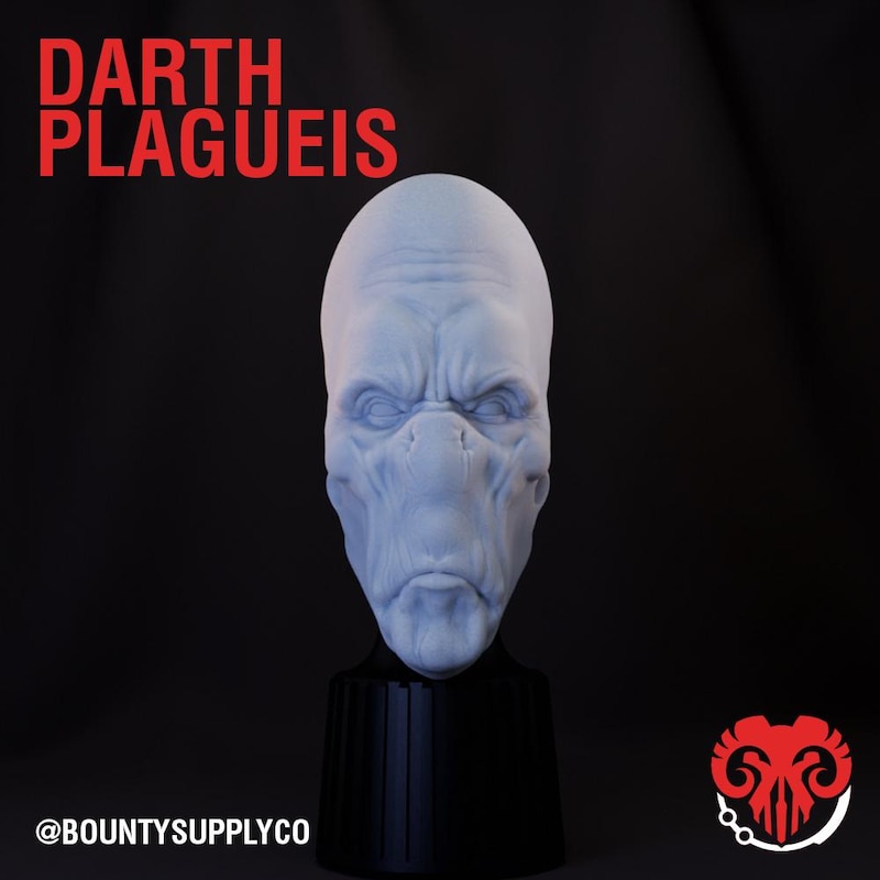 Darth Vader Figure Head - Etsy