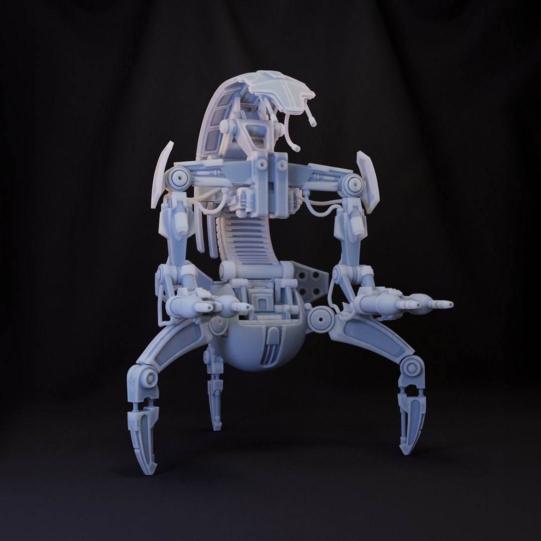 Droideka - Destroyer Droid (1:12 Scale) Black Series - Etsy