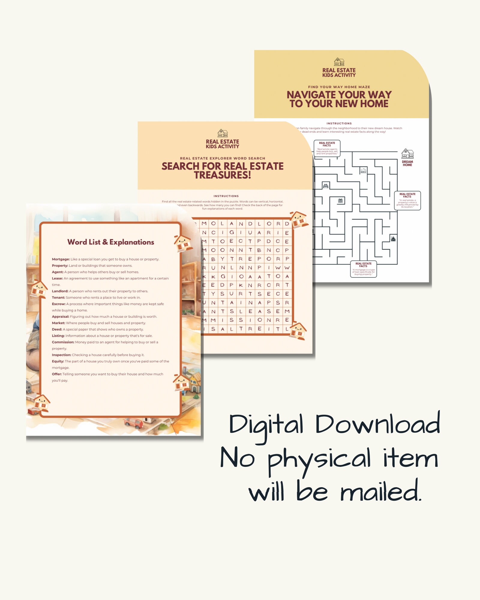 Real Estate Activities, Kids Printables, Childrens Activities, Children ...