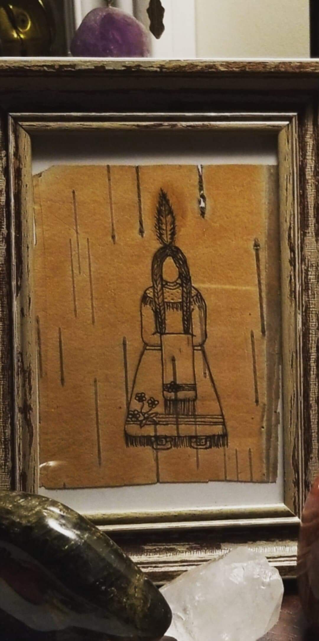 Indigenous Art on Birch Bark - Etsy