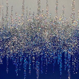 Handcrafted, Original, Luxury Bling Painting, Glitter Painting on ...