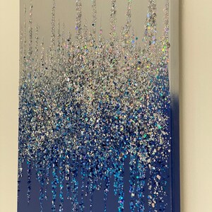 Handcrafted, Original, Luxury Bling Painting, Glitter Painting on ...