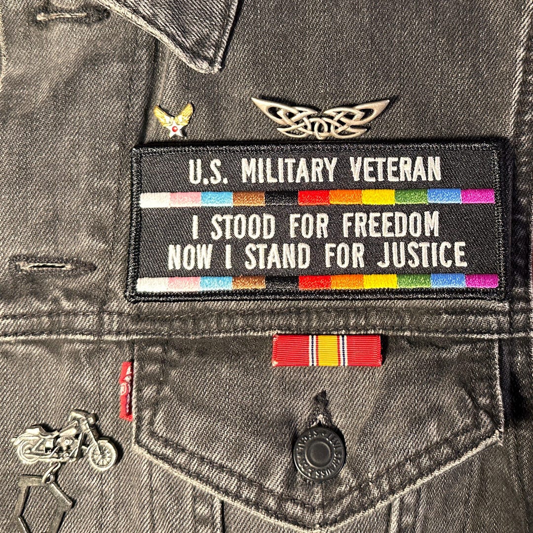 Veterans Stand for Justice Embroidered Patch NOW IN STOCK - Etsy