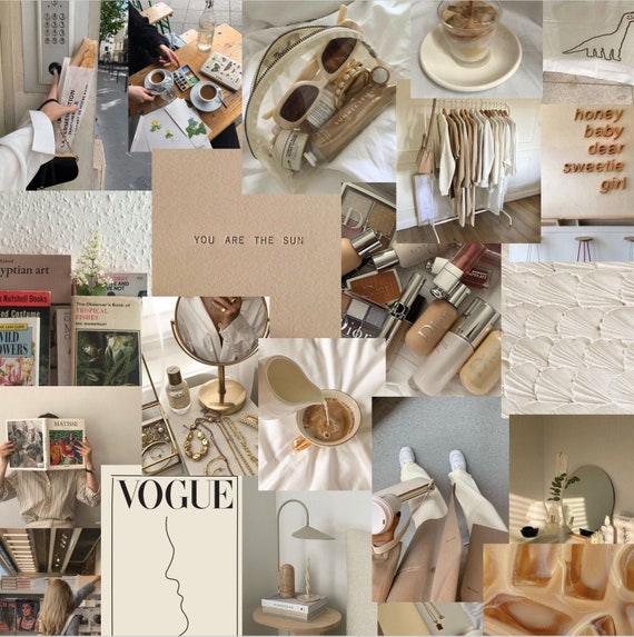 25 Neutral Aesthetic Prints Nude Natural Photo Wall Collage - Etsy