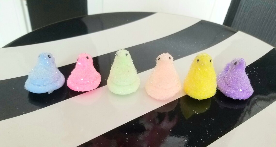 Easter Peeps Tiny Miniature Easter Peep Fake Bake for Tier Tray Decor ...