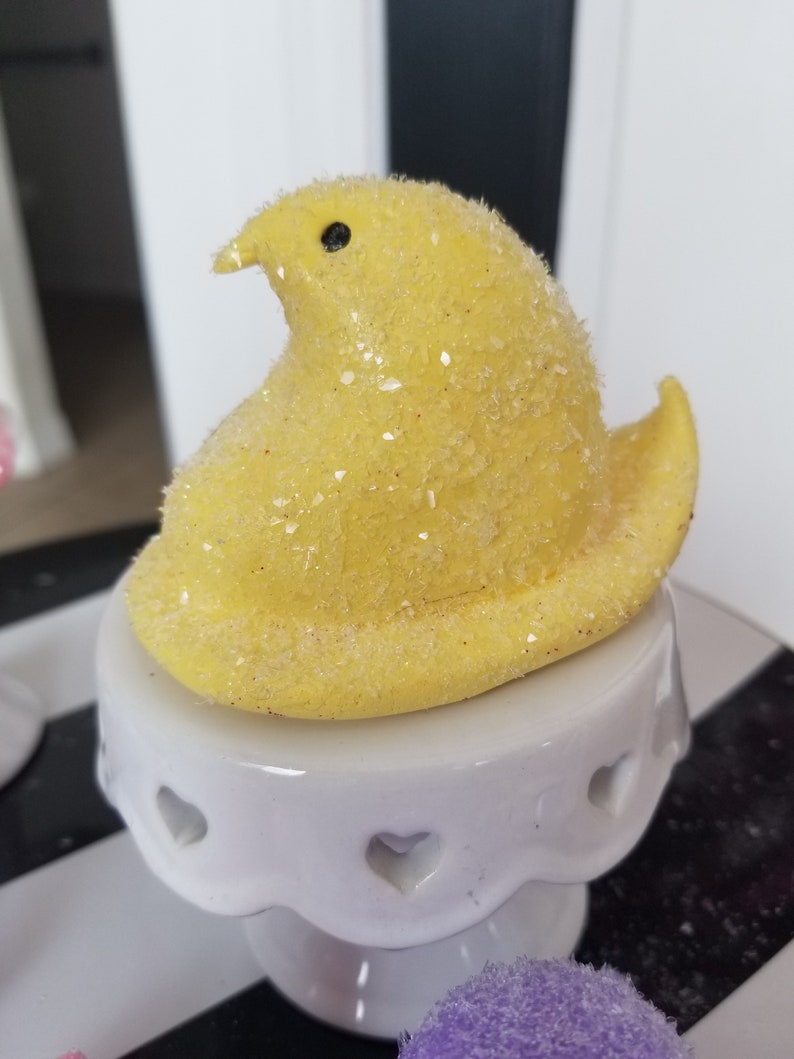 Easter Peep Fake Peep Chicks for Coffee Bar Tier Tray - Etsy