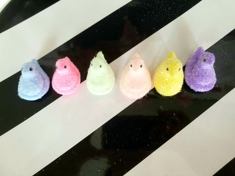 Easter Peeps Tiny Miniature Easter Peep Fake Bake for Tier Tray Decor ...