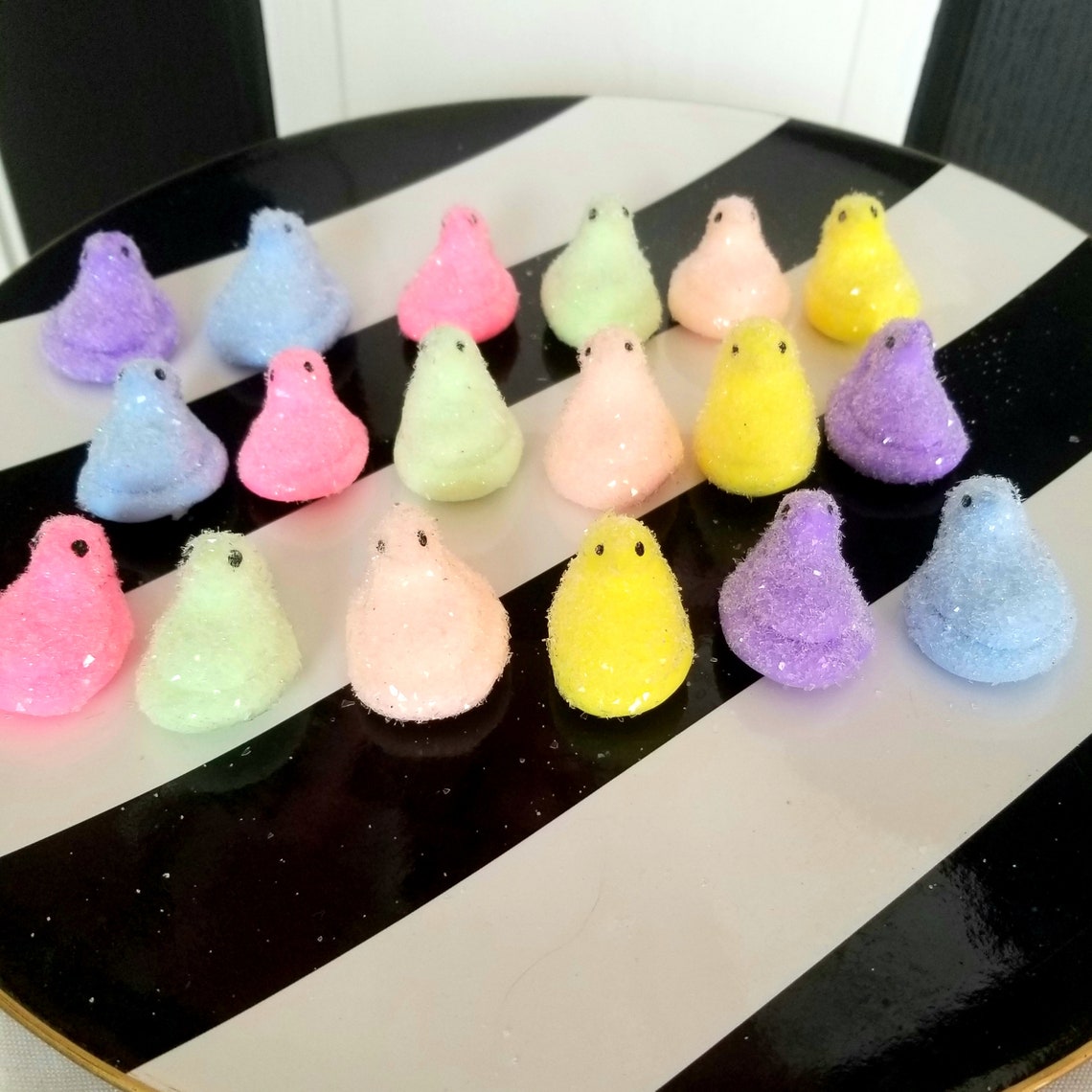 Easter Peeps Tiny Miniature Easter Peep Fake Bake for Tier Tray Decor ...