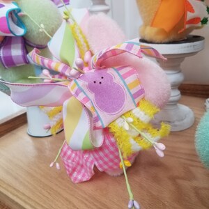Flocked Bunny, Flocked Easter Bunny, Bunny Decor, Flocked Bunny Decor ...