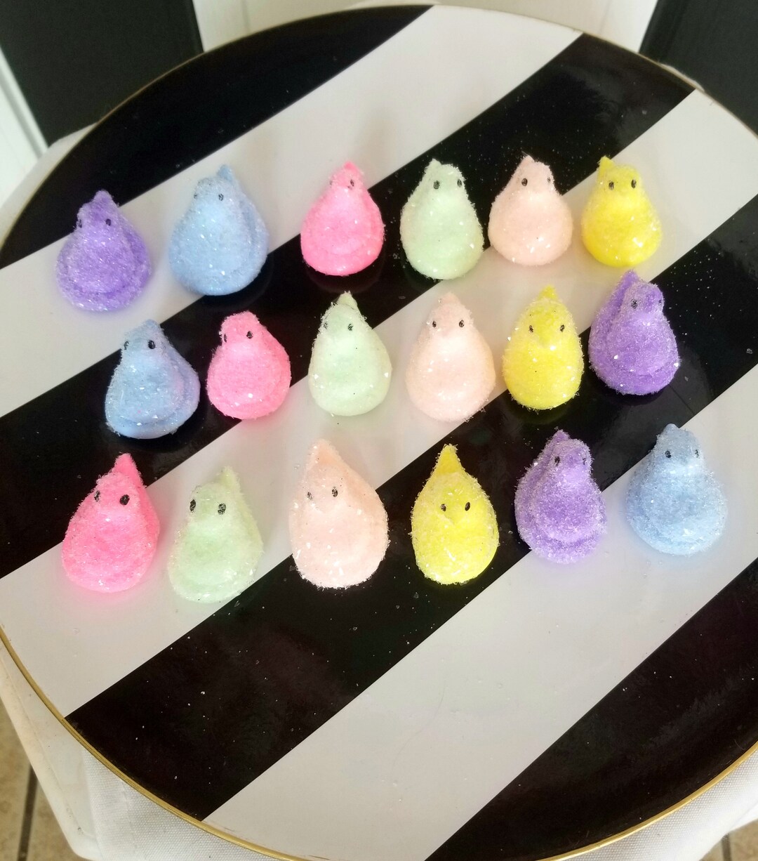 Easter Peeps Tiny Miniature Easter Peep Fake Bake for Tier Tray Decor ...