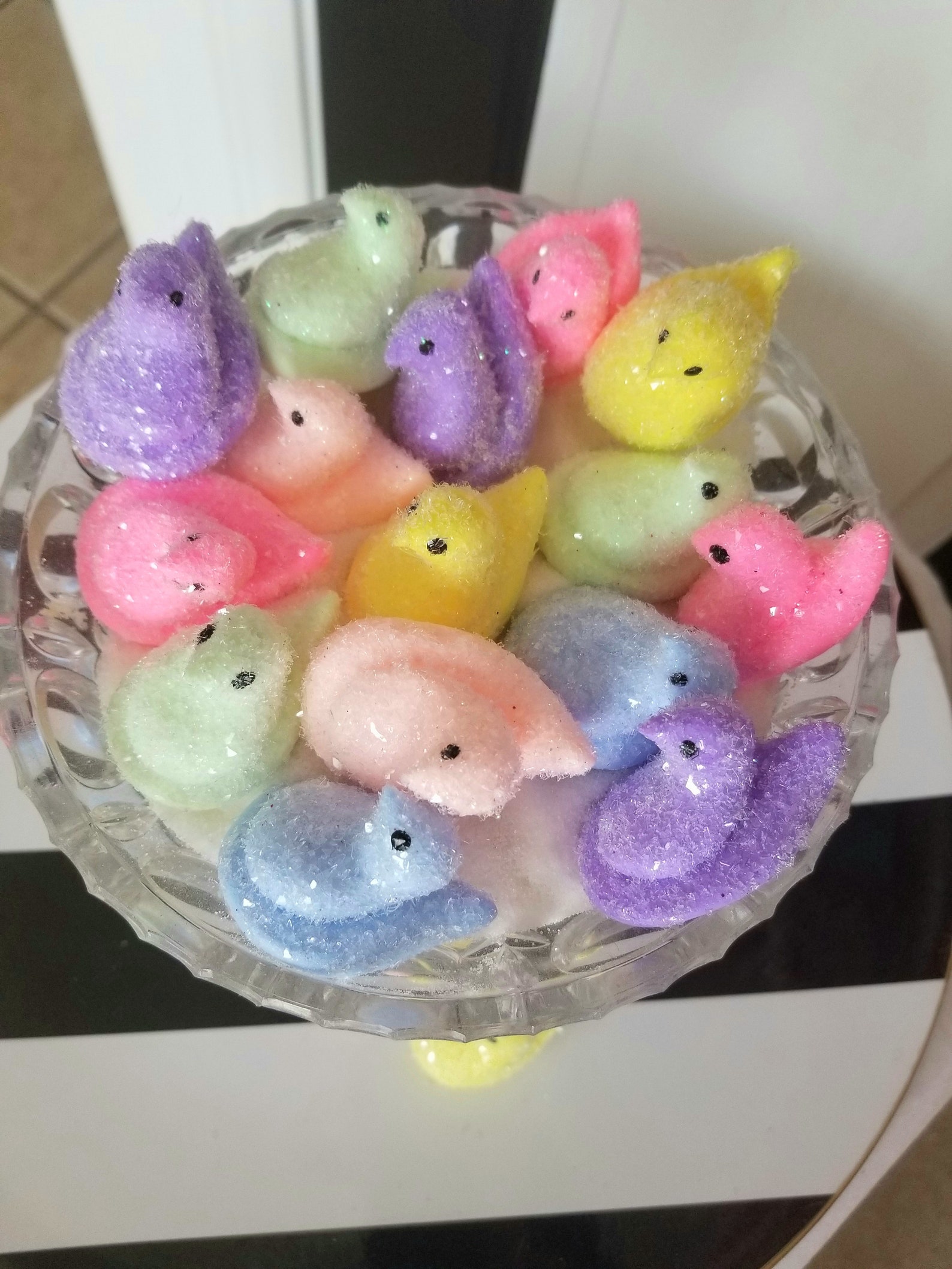 Easter Peeps Tiny Miniature Easter Peep Fake Bake for Tier Tray Decor ...