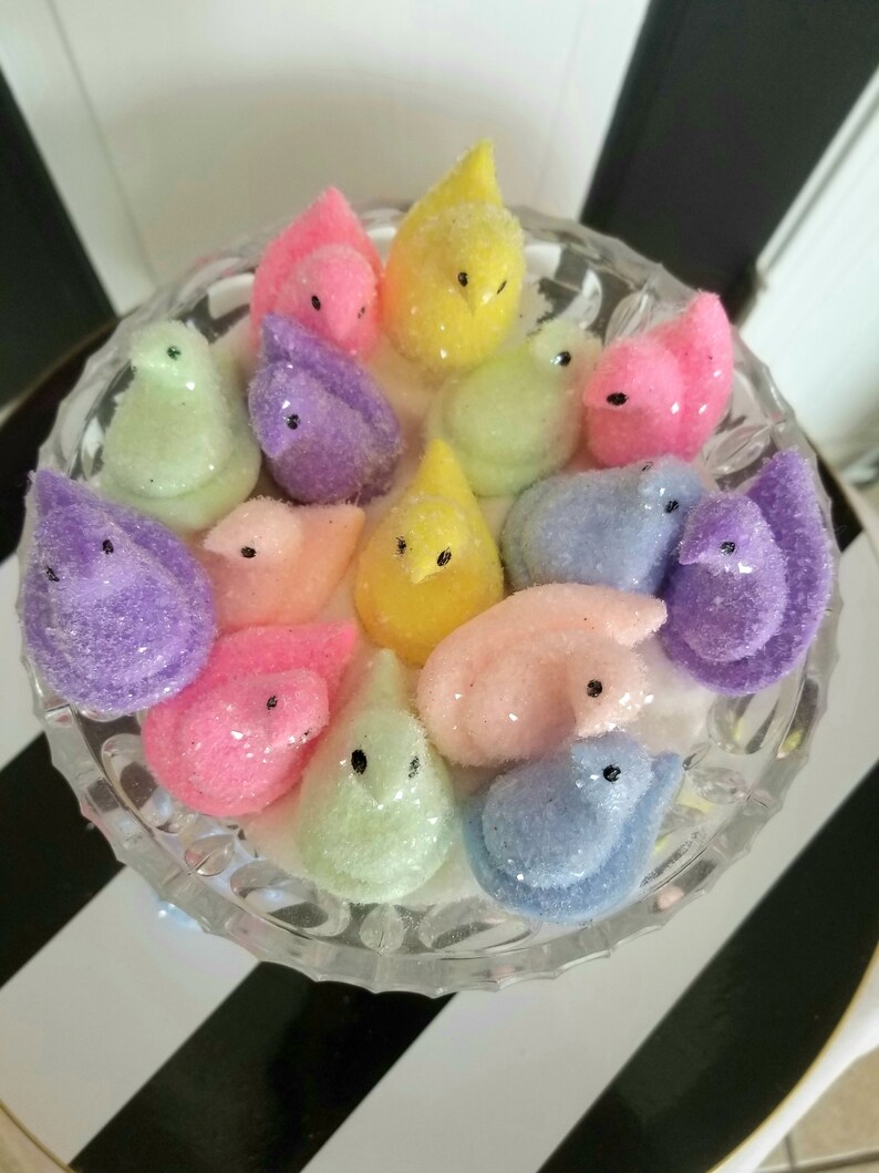 Easter Peeps Tiny Miniature Easter Peep Fake Bake for Tier Tray Decor ...