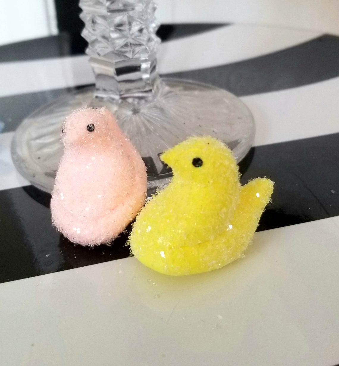 Easter Peeps Tiny Miniature Easter Peep Fake Bake for Tier Tray Decor ...